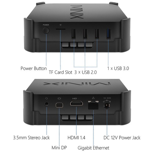 MINIX NEO Z83-4 Plus Intel X5-Z8350 Windows10 4GB/64GB Mini PC