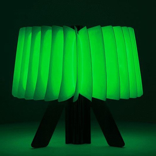Wooden Foldable Book R Shaped LED Light Warm Light