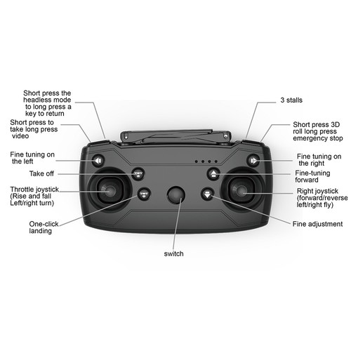 X12 RC Drone Spare Parts Remote Control