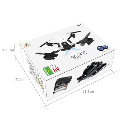 SG900 720P WiFi FPV Foldable RC Drone RTF White