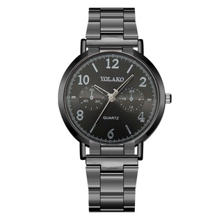YOLAKO YK118 Casual Quartz Watch Black