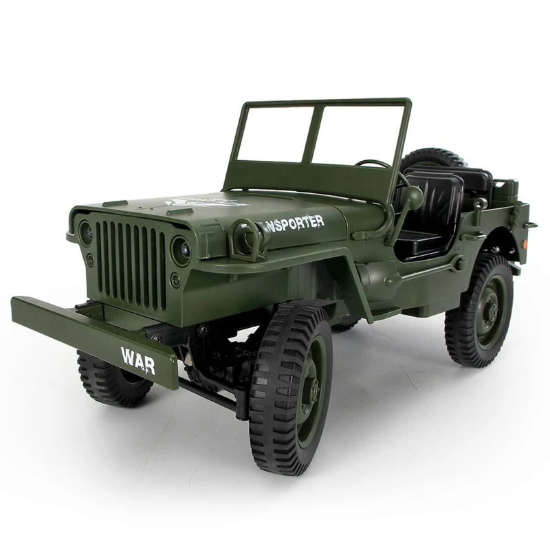 JJRC Q65 Transporter 6 2.4G 1 10 RC Car with Car Cloak RTR Army Green
