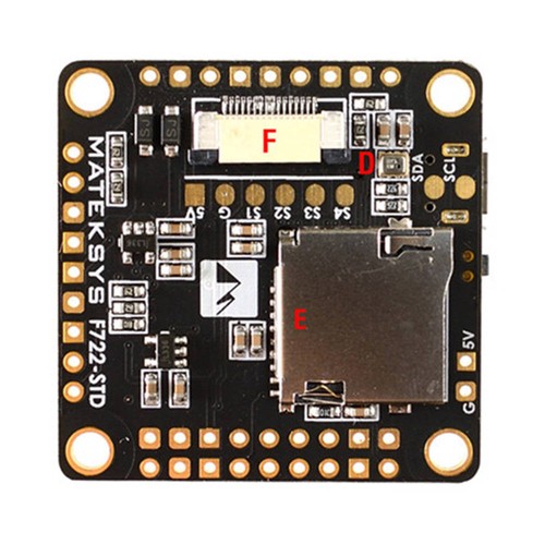 Matek Systems F722-STD STM32F722 Flight Controller