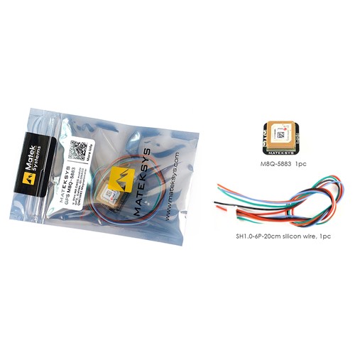 Matek Systems M8Q-5883 SAM-M8Q GPS Module QMC5883L Compass Integrated