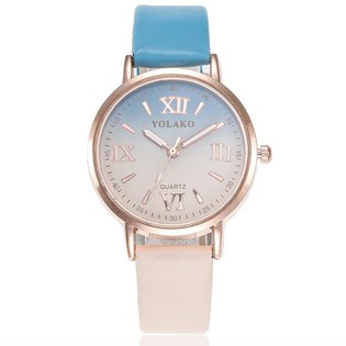 YOLAKO YL01 Women Casual Quartz Watch Blue Beige