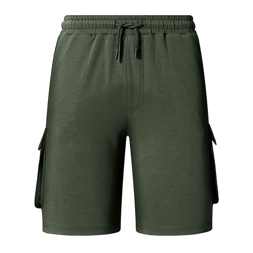 DK17 Men Casual Sports Tethers Fifth Pants Size M Green