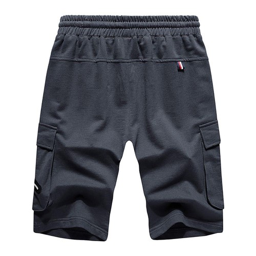 DK17 Men Casual Sports Tethers Fifth Pants Size 2XL Gray