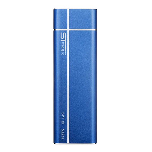 STmagic SPT30 512G Mini Portable M.2 SSD Blue