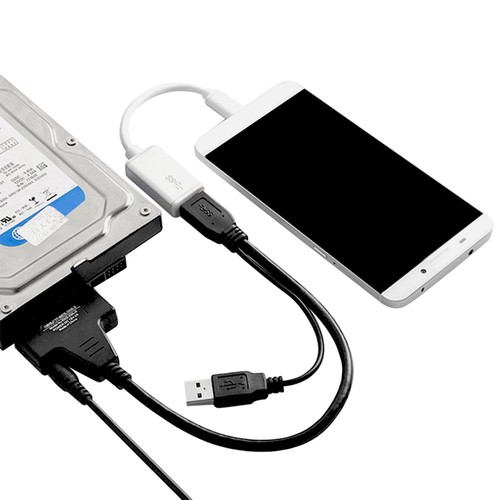 Computer Hard Driver Connection Cables ATA Adapter Black