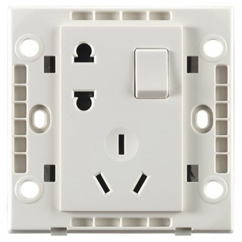 Legrand EN426 Universal Wall Socket with Switch White