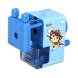 Cartoon Monkey King Manual Pencil Sharpener Blue
