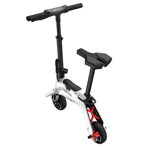 MOTINI Nano Mini Portable Electric Scooter 250W Motor White