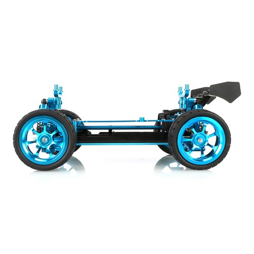 Upgrade Full Metal Chassis Wltoys RC Vehicle Car Model Parts Kit Blue