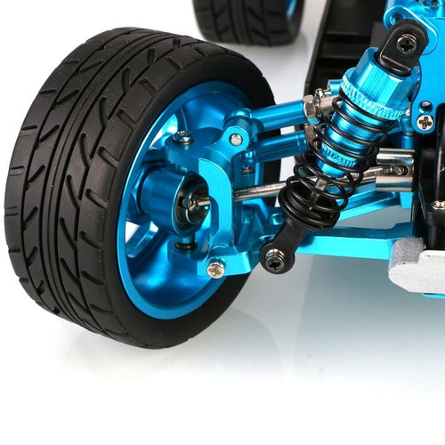 Upgrade Full Metal Chassis Wltoys RC Vehicle Car Model Parts Kit Blue