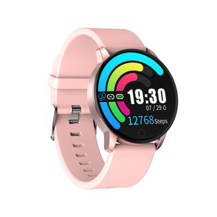 Makibes Q20 Smartwatch Blood Pressure Monitor 1.22 Inch Screen Pink