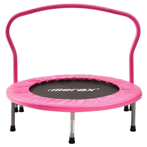 Merax Children Mini Folding Trampoline Pink