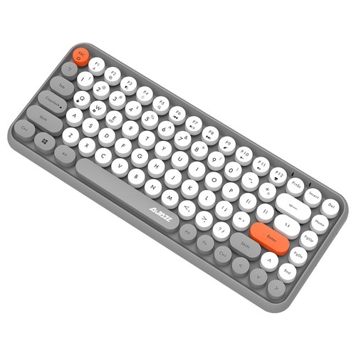 Ajazz 380i Bluetooth Wireless Keyboard Gray