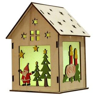 LED Light Chalet Hanging Christmas Ornaments Large