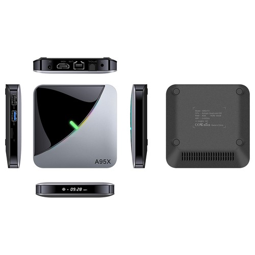 A95X F3 Air Amlogic S905x3 Android 9.0 8K Video Decode TV Box 2GB/16GB