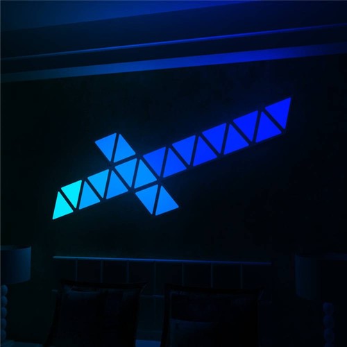 9pcs Creative Triangle Modular Touch-sensitive Light EU Plug