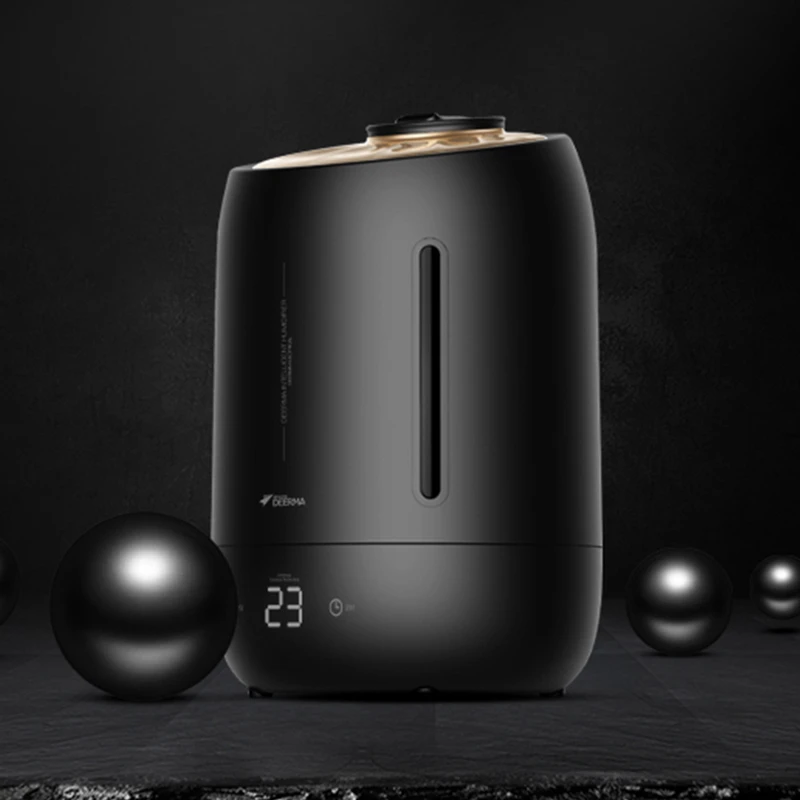 DEERMA DEM F600 Household Ultrasonic Humidifier 5L Capacity Black