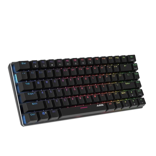 Ajazz AK33 Ergonomic Mechanical Keyboard Black