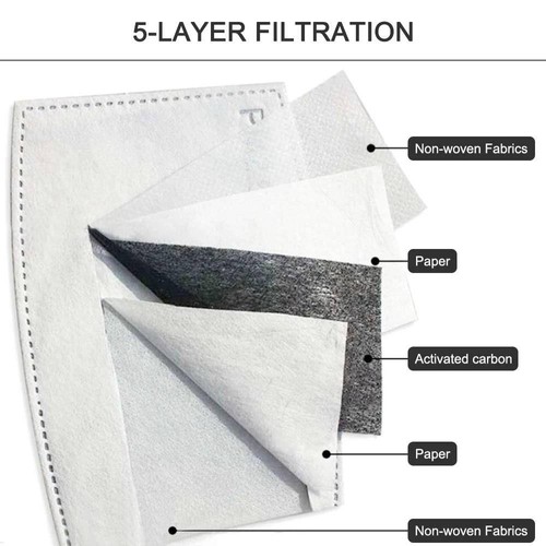 10pcs Disposable Face Mask Filter Pad