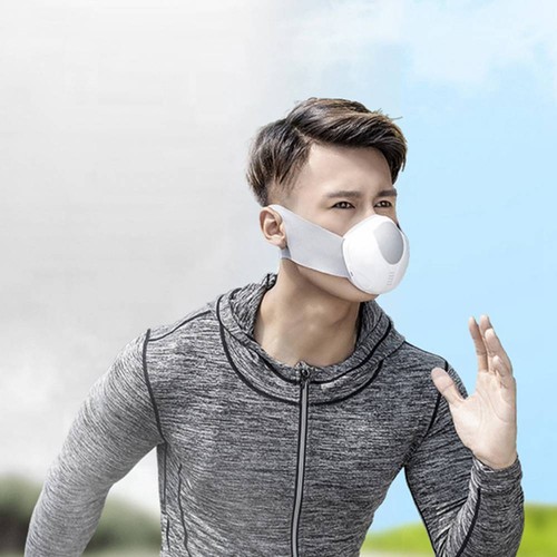 TCL Adult Male Reusable Electric Respirator Face Mask Gray