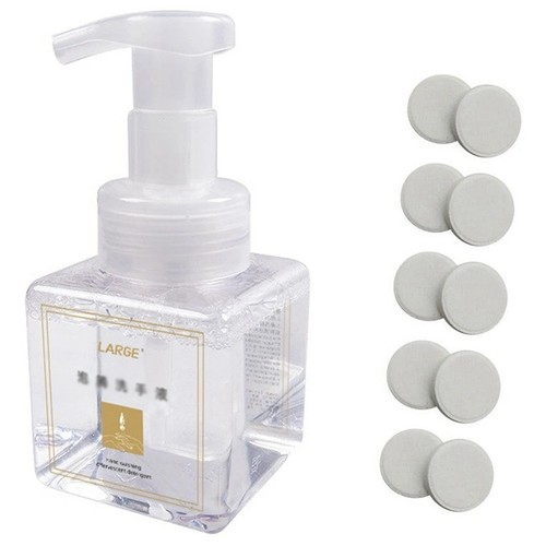 10PCS Alcohol-free Effervescent Hand Sanitizer Tablets