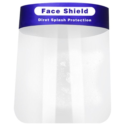 10Pcs Double-sided Full Protective Face Shield Transparent