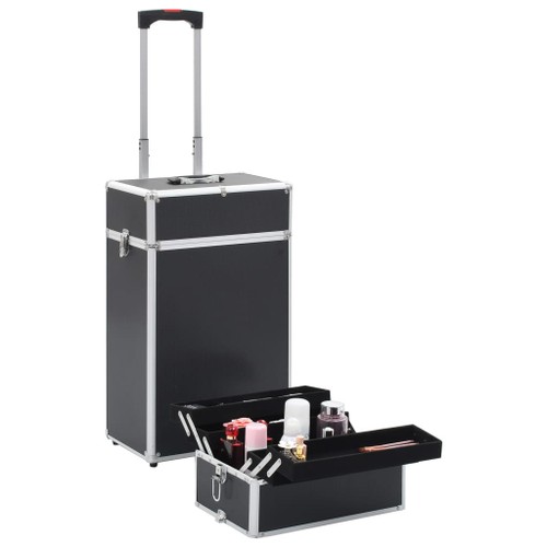 Make-up Trolley Aluminium Black