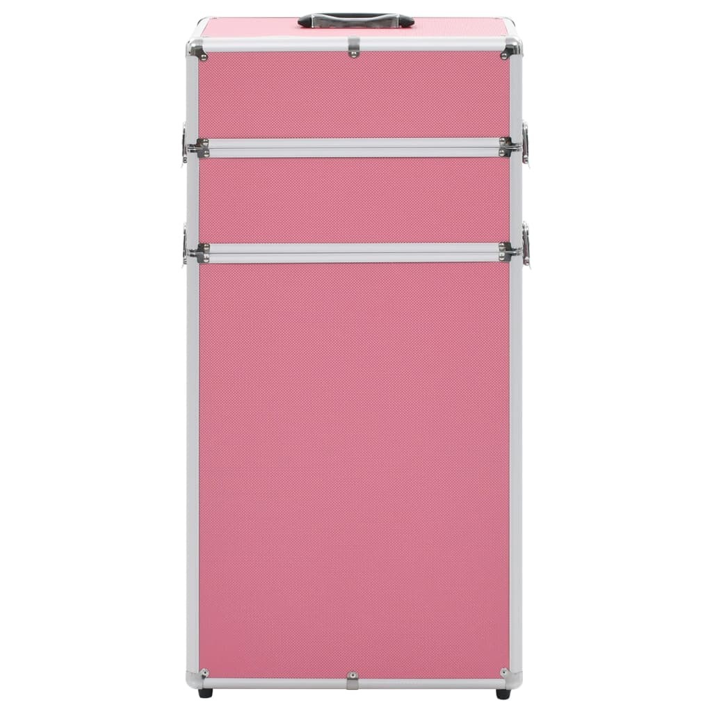 Make-up Trolley Aluminium Pink