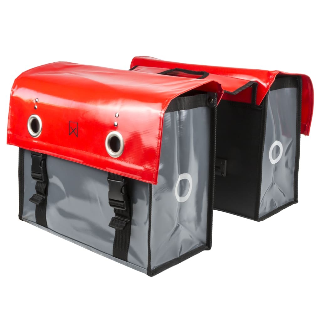 Willex Newspaper Bag 52 L Red and Dark Grey 10929