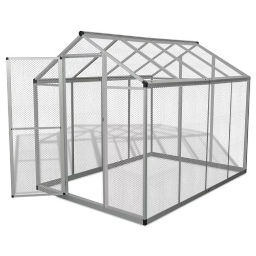 Outdoor Aviary Aluminium 178x242x192 cm