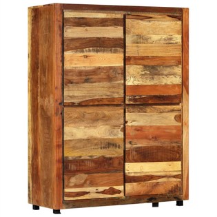 Highboard 110x44x147 cm Solid Reclaimed Wood