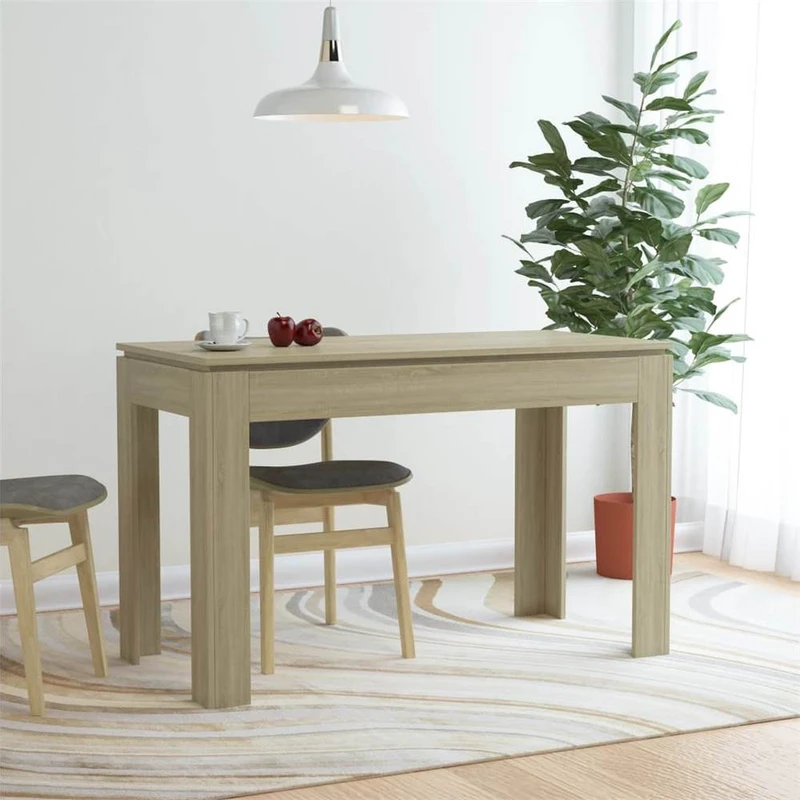 Dining Table Sonoma Oak 120x60x76 cm Chipboard