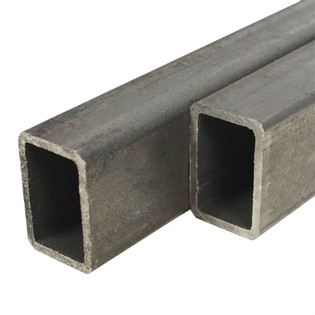 2x Structural Steel Tubes Rectangular Box Section 1m 60x40x3mm