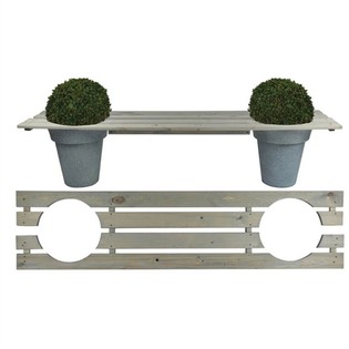 Esschert Design Planter Bench 180 cm NG71