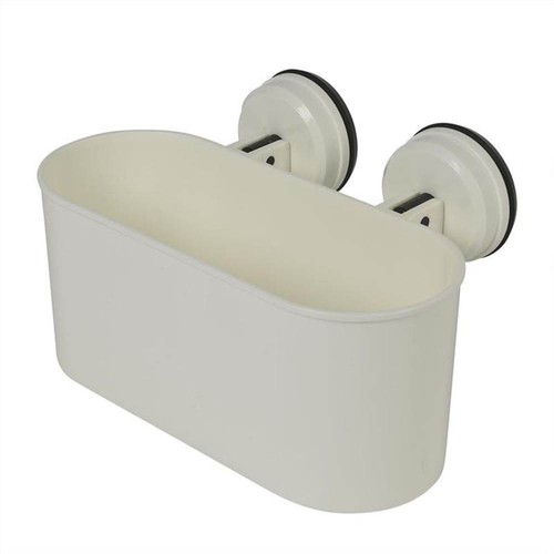 ProPlus Suction Cup Bathroom Shelf 6kg Plastic White