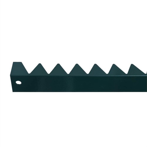 Wall Spikes 2 pcs Green 1 m Galvanised Steel