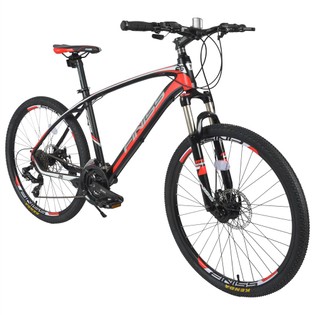 Finiss 26 Inch Bike SHIMANO 24-speed Shift Disk Brakes Black/Red