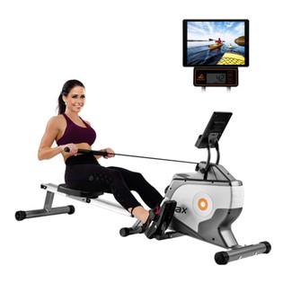 Merax Folding Rowing Machine with Magnetic Tension LED monitor