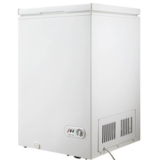 3.5 cu.ft Top Open Door Freezer with Removable Storage Basket White