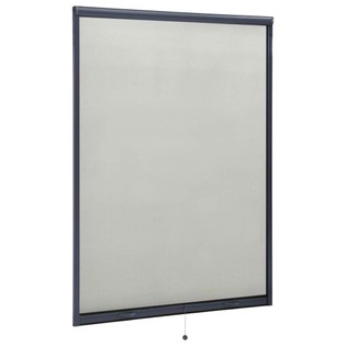 Roll down Insect Screen for Windows Anthracite 120x170 cm