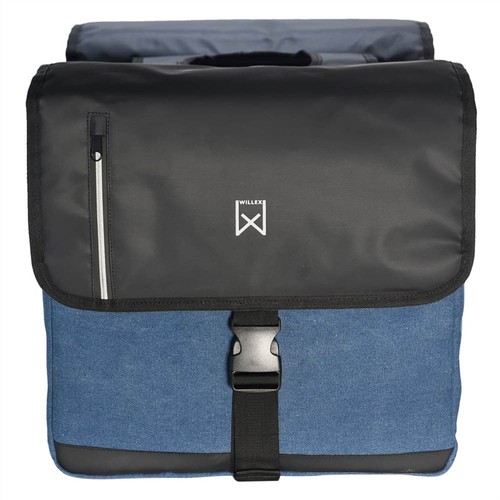 Willex Double Business Bag 30 L Black and Blue