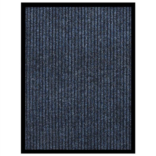 Doormat Striped Blue 60x80 cm