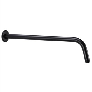 Shower Support Arm Round Stainless Steel 201 Black 40 cm