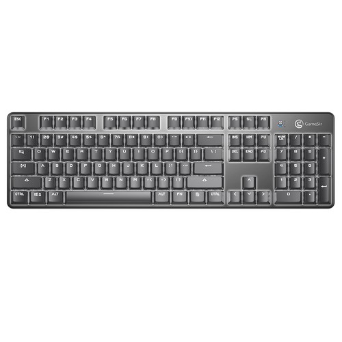 GameSir GK300 Wireless Mechanical Gaming Keyboard Space Gray