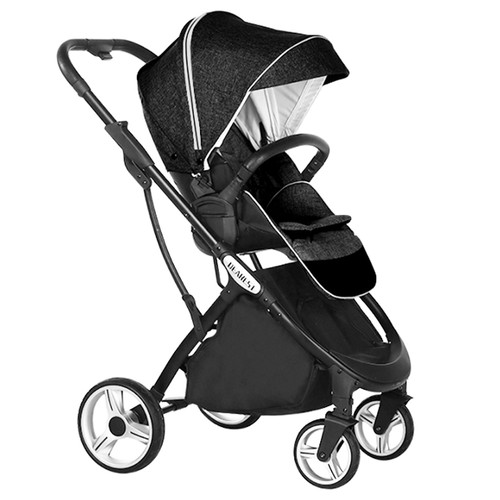 Dearest 1108 Baby Stroller 3 in 1 Infant Car Seat Carrier - Black
