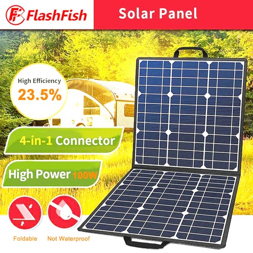Flashfish SP18V100W Portable Solar Panel | Europe